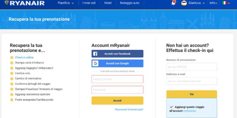 Check-in online Ryanair: guida completa e aggiornata al 2025