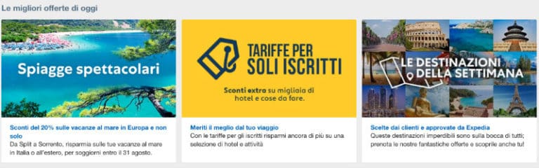 Volo più Hotel: offerte viaggi e pacchetti vacanze low cost con Expedia