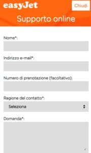 Come contattare easyJet: tutte le modalità