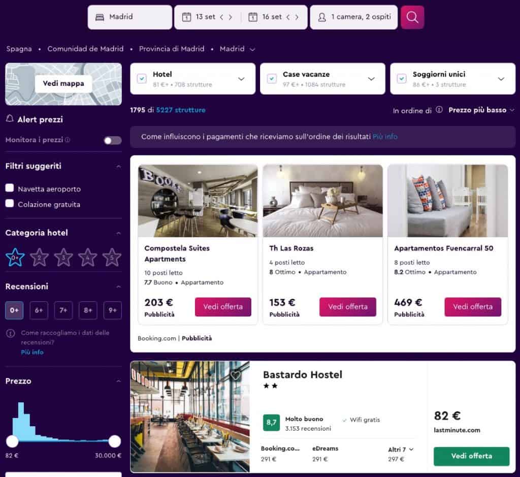 Momondo: cos'è e come trovare voli e hotel economici