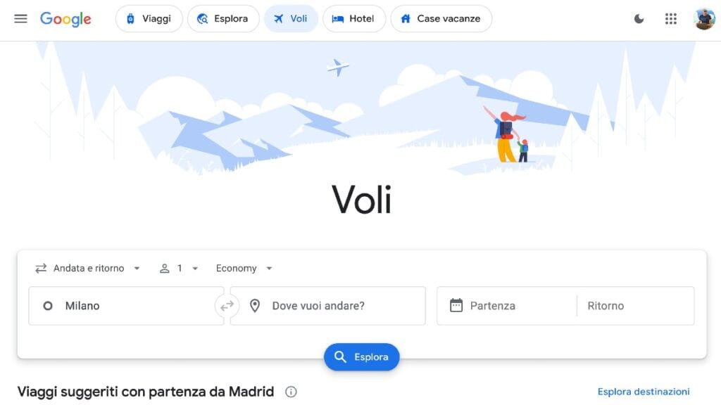 Google Flights (Google Voli): come trovare voli low cost