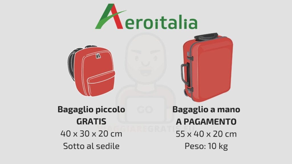AeroItalia: bagaglio a mano e da stiva, check-in, contatti